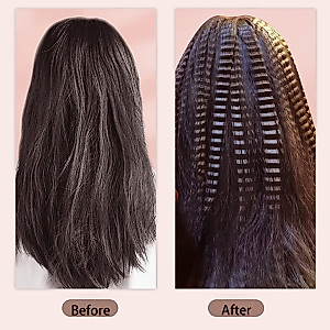 Negative Ion Corn Clip Perm Curling Iron for Womens, Three-Dimensional Heating Curling Iron, Fluffy Corn Perm for Professional Hair Salon at Home, Gifts for Women/Girls