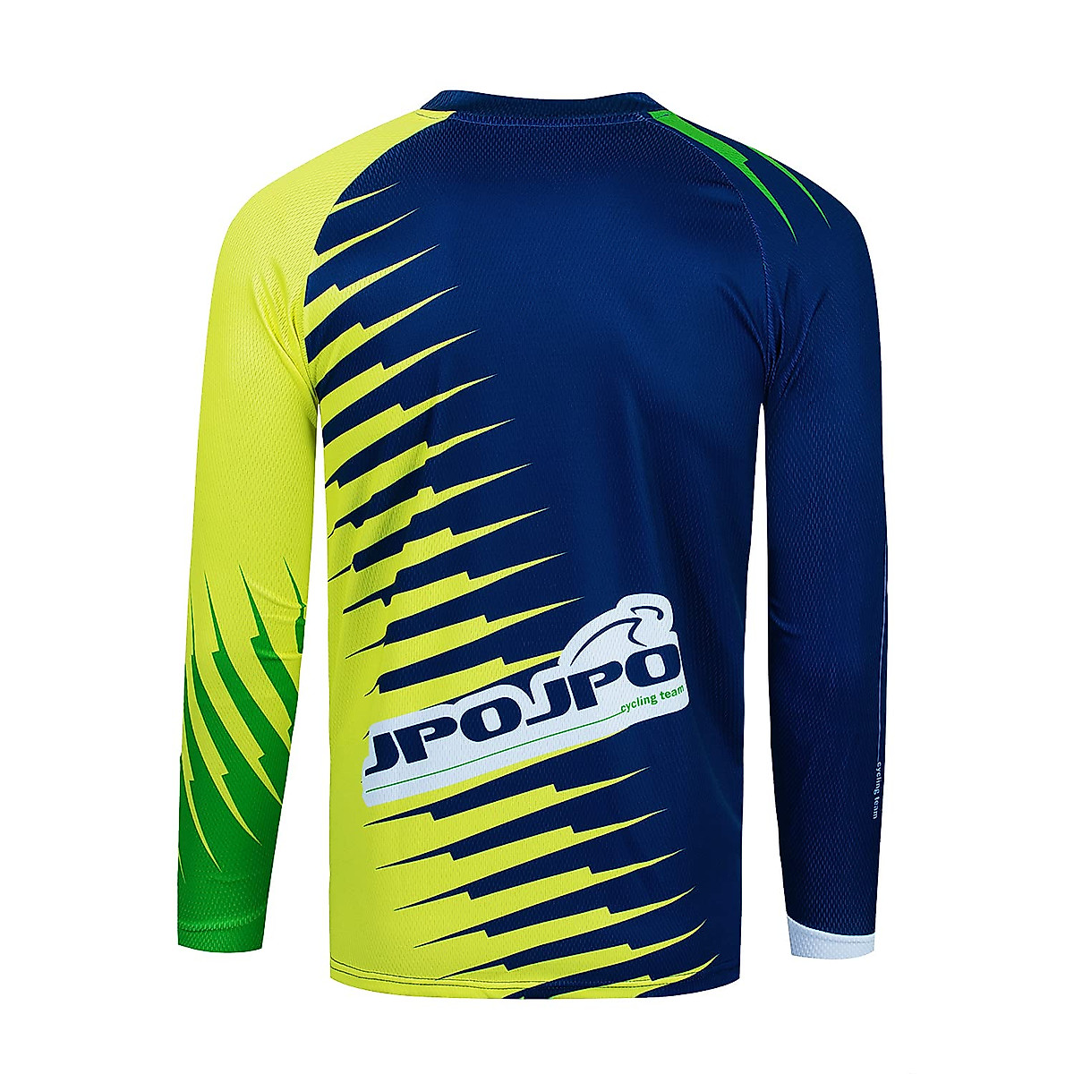 Teleyi Men's Mountain Bike Jersey Long Sleeve Off-Road Clothing Downhill&Motocross Shirts Breathable/Moisture-Wicking