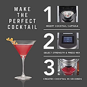 Bartesian Rum Breeze Cocktail Mixer Capsules, Pack of 8 Cocktail Capsules, for Bartesian Premium Cocktail Maker (55421)