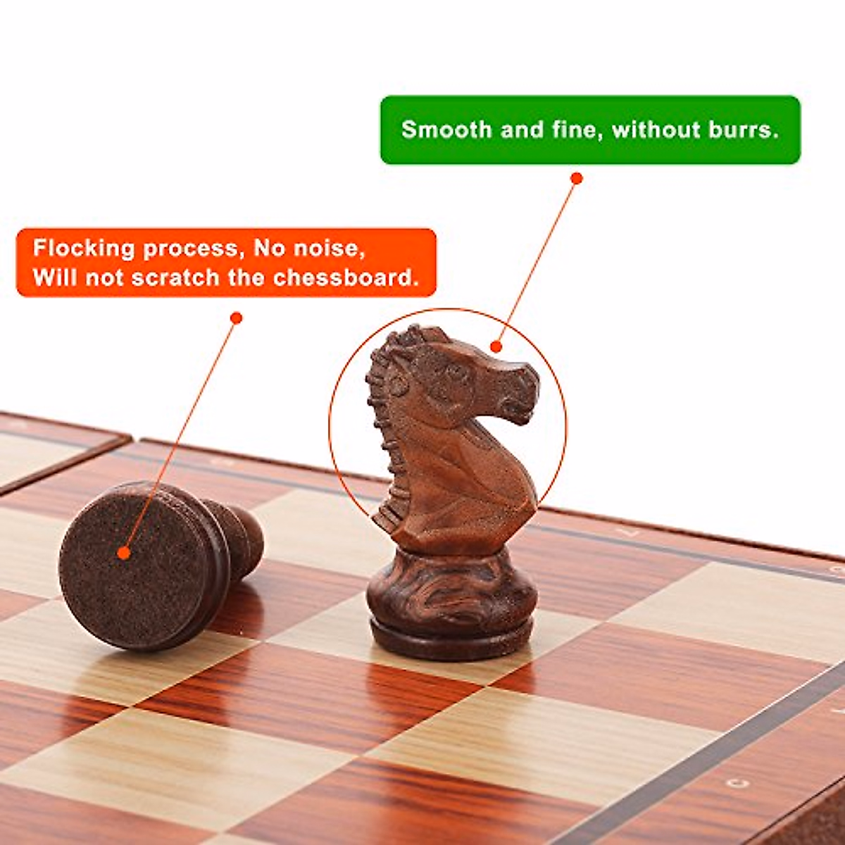 ColorGo Magnetic Travel Chess Set, Portable Mini Chess Board Game for Adults and Kids