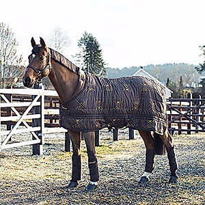 Horze Crescendo Holbrook Stable Blanket, 350g, Dark Brown - 72