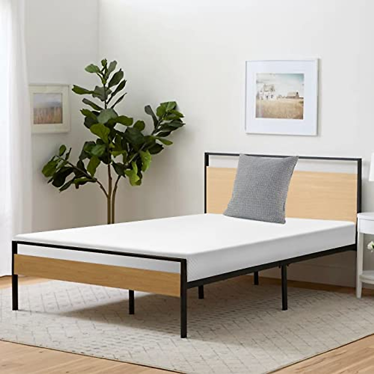 Full Size Mattress 6 Inch Gel Memory Foam Mattress in a Box, Fiberglass Free, Medium Firm Full Mattress for Cooler Sleep Supportive & Pressure Relief, CertiPUR-US Certified