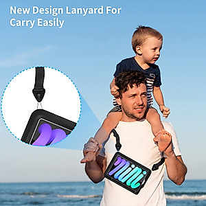 AICase iPad Mini 7 A17 Pro 2024 iPad Mini 6 2021 (6th Generation) 8.3 Inch Waterproof,Dustproof, Shockproof Case Cover with 360 Full-Body Protection with Lanyard for iPad Mini 8.3" 7th/6th Gen