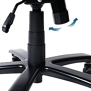 CLATINA Ergonomic Velvet Big and Tall Executive Office Chair with Upholstered Swivel 400lbs High Capacity Adjustable Height Thick Padding Headrest and Armrest for Home (Brown)