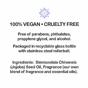 Herb & Root Lily of the Perfume for Oil Roll On for Women | Light, Fresh, Airy Classic Muguet Fragrance | Long-Lasting and Clean Perfume | Alcohol Free