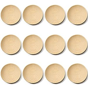 Tea Bag Coasters Bamboo Wood Tea Bag Saucer Teabag Coaster Tea Bag Storage Rack Tray Bracket Tea Bag Set of 12 (Wood)