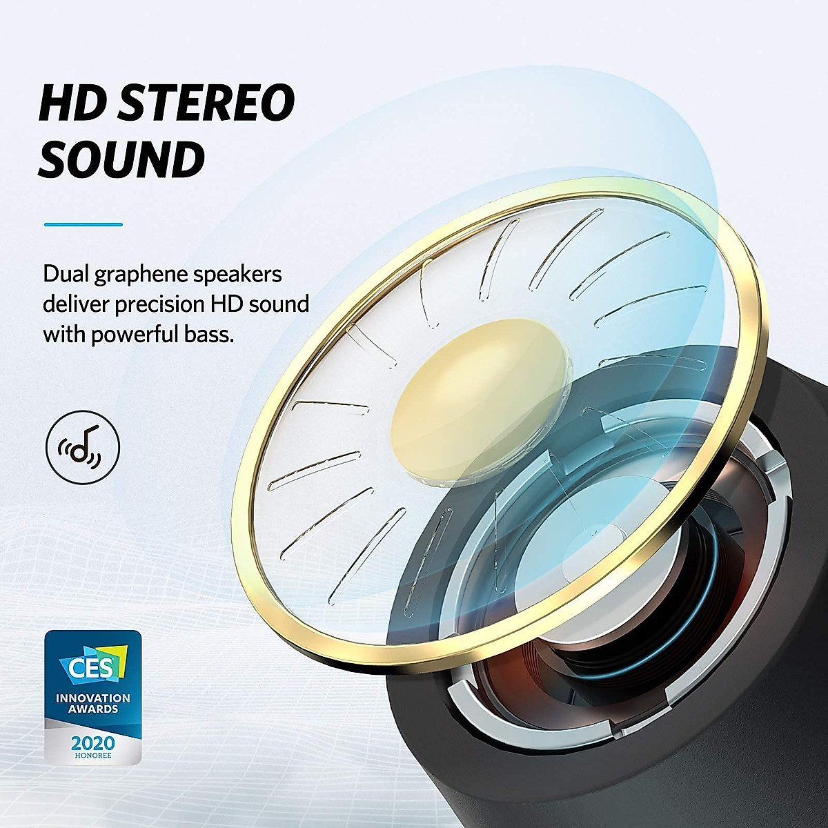 EarFun [2020 CES Award] Free Bluetooth 5.0 Earbuds with Wireless Charging Case Free Pro 2 Hybrid Active Noise Cancelling Bluetooth 5.2 Earphones with 6 Mics, Stereo Sound Deep Bass