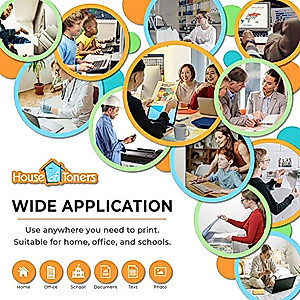 Houseoftoners Remanufactured Ink Cartridge Replacement for Epson 676 XL 676XL for Workforce Pro WP-4020 WP-4520 WP-4530 (2B CMY, 5PK)