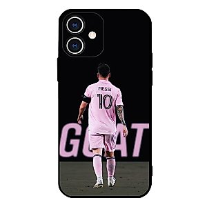 ZERMU for iPhone 12 Case, Lione-l Mess%i Inter Soccer Miam-i #10 Fashion Full Protection Soft Silicone TPU Shock Absorption Bumper Slim Fit Protective Cover Phone Case for iPhone 12 6.1 inch