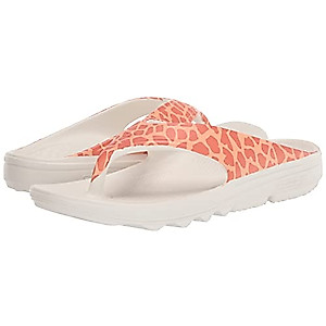 Spenco Women's Fusion 2 Safari Flip-Flop, Pink Giraffe, 11