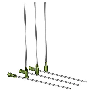 Honoson 20 Pack 4" Syringes with Needle 14 Gauge Blunt Tip Dispensing Needle Industrial with Luer Connector Needle