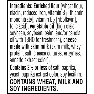 Cheez-It Cheese Crackers, Baked Snack Crackers, Lunch Snacks, Variety Pack (42 Packs)