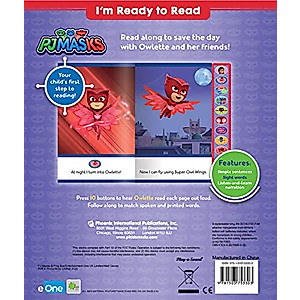 PJ Masks - I'm Ready to Read with Owlette Sound Book PI Kids