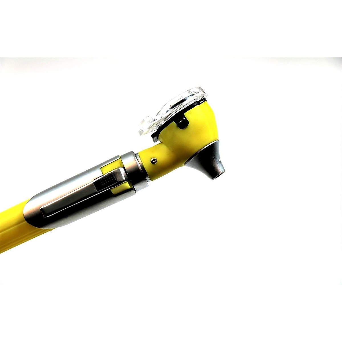 New Premium Student Home USE LED Bright Light ENT Diagnostic Otoscope Pocket Size Yellow Plus 1 Extra Replacement Bulb Plus 10 Specula Cynamed