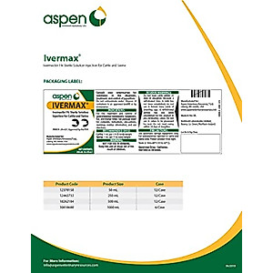Aspen Ivermax 1% Sterile Solution 250mL