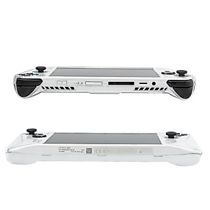 Protective Case for ROG Ally Handheld Game Console, Transparent Case Shockproof Game Console Cover with Bracket Sweatproof Cover for ROG Ally Gaming Accessories (Transparent)