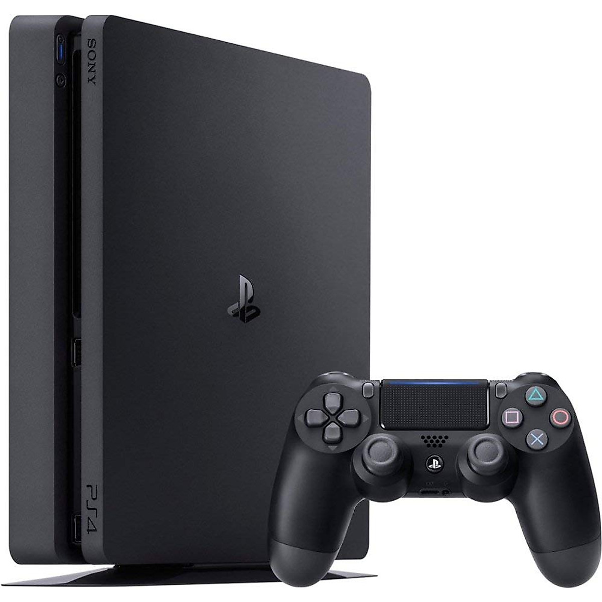 Playstation 4 Slim 2TB SSD Console with Dualshock 4 Wireless Controller Bundle Enhanced with Fast Solid State Drive (Renewed)