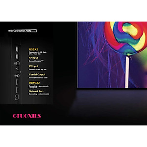 GTUOXIES 98 Inch 4K Mobile Digital Signage TV A+ Panel, Civil, Commercial with Wi-Fi, Ethernet, Bluetooth, HDMI, USB, 178° Visual Angle, 50000h, Ultra HD