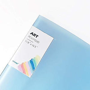 Art Portfolio Case Presentation Folder - Decent 11.8'' X 16.5'' Portfolio Folder for Artwork - Great Art Organizer for Storing Artwork and Other Important Documents - Durable and Easy to View