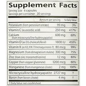 Doctors Best Calcium Bone Maker Complex, 180 Caps
