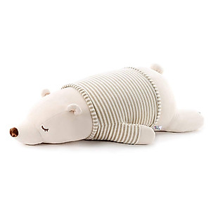 Niuniu Daddy Stuffed Animals Polar Bear 17.7 in Large Plush Toy for Kids Kawaii Plushies Adorable Squishy Cuddle Pillow for Sleeping Christmas Birthday Gift for Girls/Boys