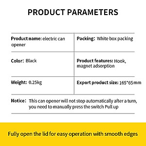 Auto Electric Can Opener, Kitchen Automatic Bottle Opener Power Tool, Handheld Jar Openers Kitchen Bar Tool, Smooth Edge, Food-Safe