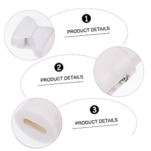 PRETYZOOM 3pcs Radiator Hook Heated Hanger Kitchen Towel Holder Radiator Tubular Hooks Towel Rail for Horizontal Radiator Towel Hangers Hooks Heated Towel Rack Radiator Towel Plastic White