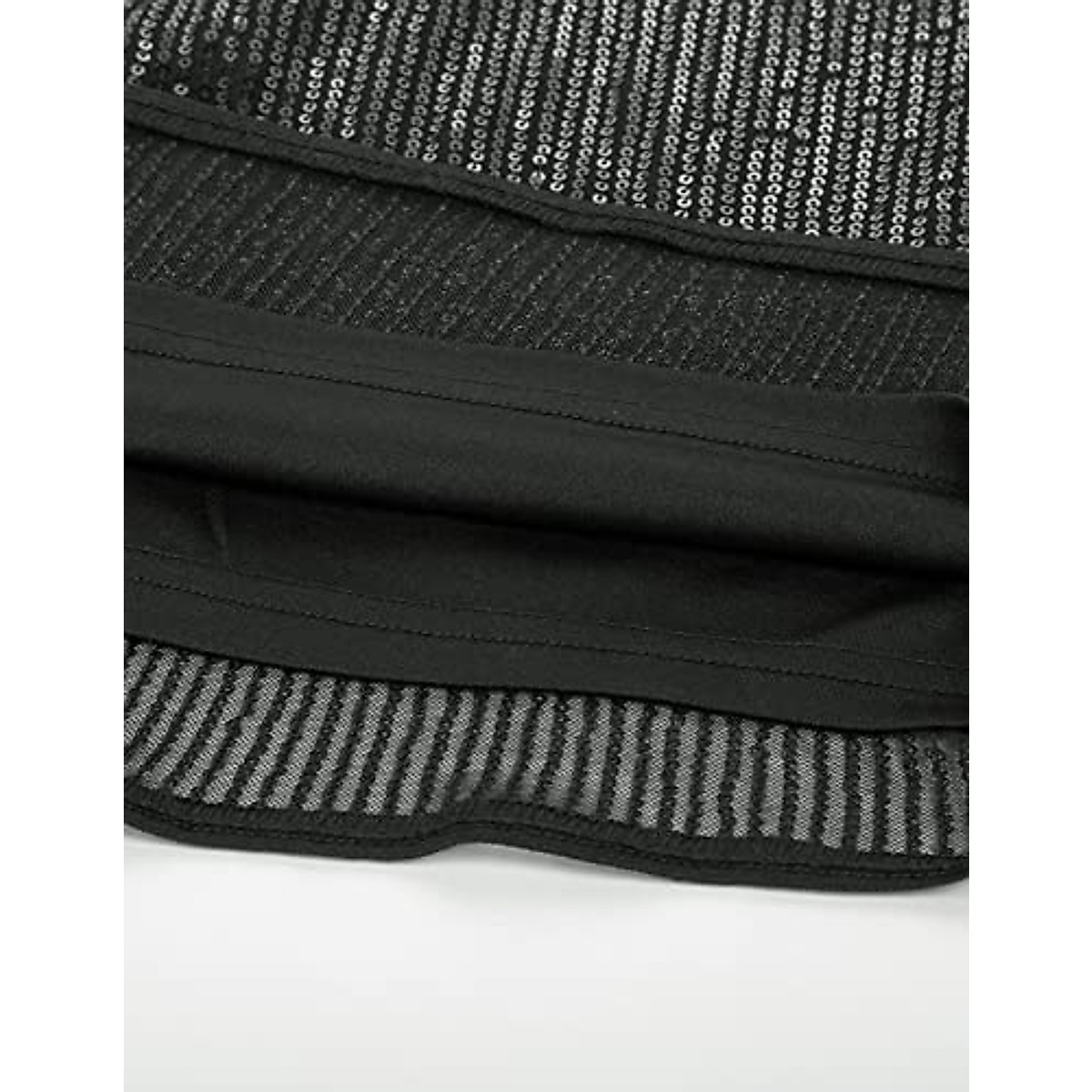 GRACE KARIN Women Shimmer Sequin Dresses Evening Dress Wedding Guest Dresses Black L