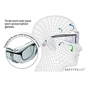 Sleep Savior ® Fitover Glasses - Anti-Blue & Green Blocking Glasses | Better Night Sleep & Reduce Eyestrain
