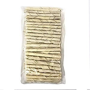 Cadet Premium Grade Beef Hide for Dogs, Long Lasting Rawhide Twist Chew Sticks, Natural Dog Chews, 5 Inch Dog Bones (34 Count)