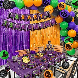 Halloween Baby Shower Party Supplies A Baby is Brewing Baby Shower Decorations Hocus Pocus Baby Shower Decorations Hocus Pocus Plates and Napkins Hocus Pocus Party Supplies