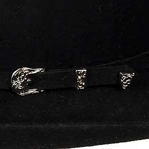 ARIAT Youth Wool Maverick Western Cowboy Hat, Black, Size L (Fits up to 6-3/4")