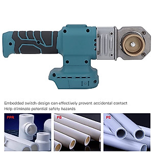 Pipe Welder, Pipe Welding Tool Water Pipe Melter 350W Digital Display Temperature Adjustment Uniform Fast Heating Pipe Hot Melting Machine Electric Heating Hot Melt Tools