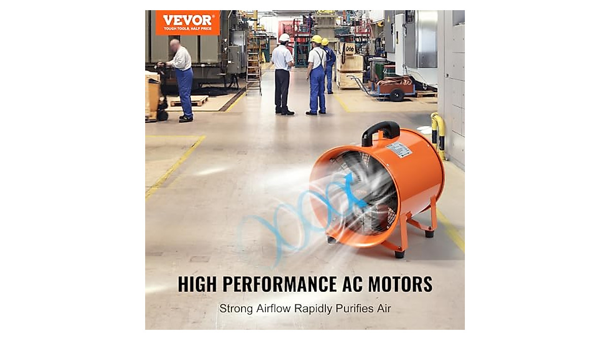 VEVOR 12 Inch Utility Blower Fan - Powerful & Portable