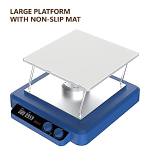 4E's USA Digital 3D Rocker - 3D Rocker with Three-Dimensional Tumbling Motion with 0°- 8° Adjustable Tilt Angle, Speed Range of 10-70 RPM and Non-Slip Platform with Maximum Load Capacity of 5kg