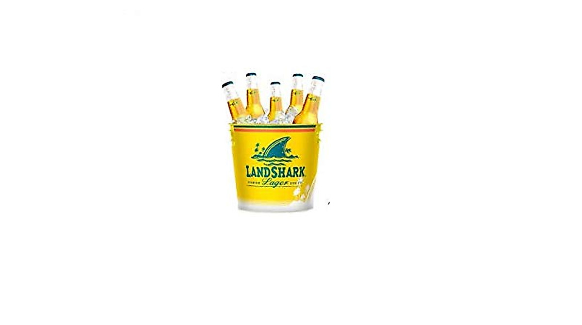 Landshark Lager Beach Bucket - Perfect for Summer Fun