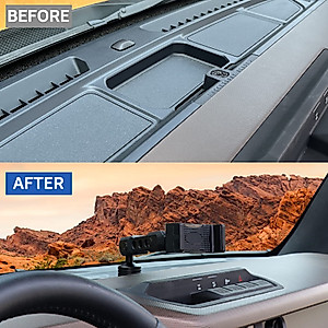 JHD-TOGO for Bronco Dash Phone Holder, Phone Mount for Ford Bronco 2021 2022 2023 2024 2/4 Door Accessories,360°Adjustable Phone Mount Interior Accessories