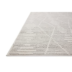 Loloi II Kamala Collection KAM-02 Ivory/Silver 7'-10" x 10' Area Rug