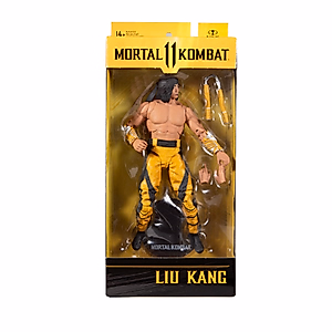 McFarlane Toys Mortal Kombat Liu Kang (Fighting Abbot) 7" Action Figure with Accessories