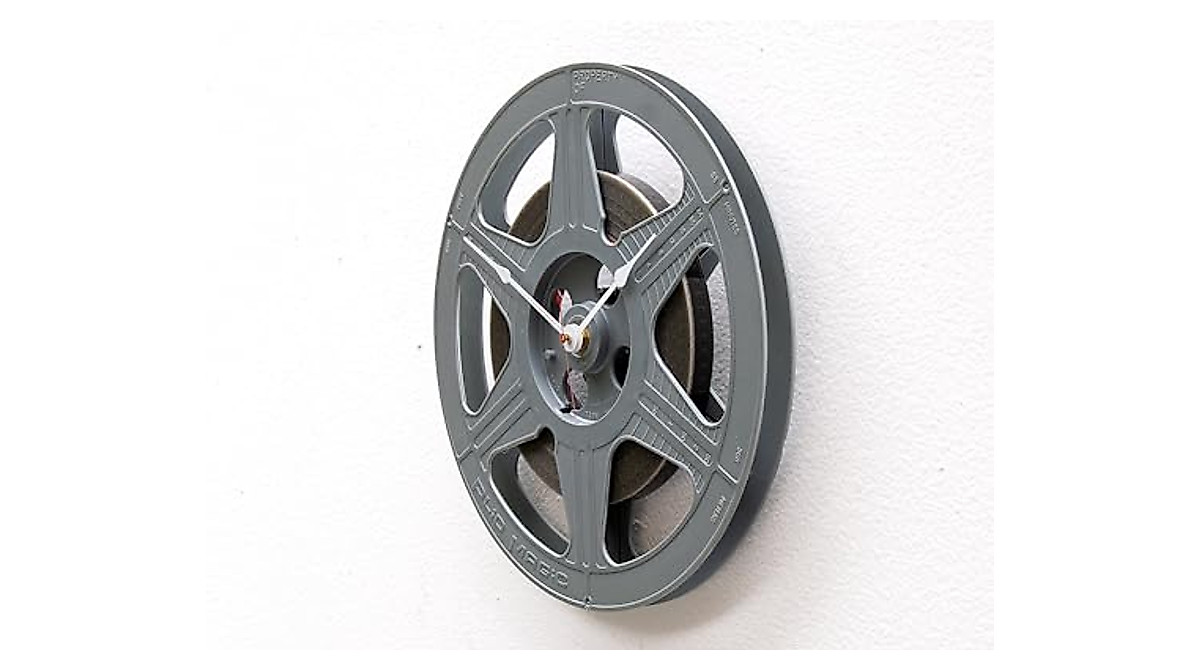 Unique Film Reel Wall Clock | Perfect Gift for Movie Lovers