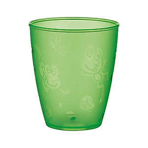 Nuby Plastic Fun Drinking Tumblers, Colors May Vary, 10 Oz, 4 Count