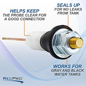 RecPro RV Horst Miracle Probes | RV Fresh Water Tank Probes | 4 Probes Included