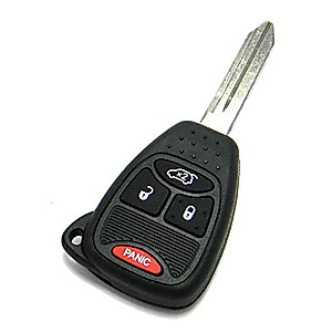 OEM Electronic 4-Button Remote Head Key Fob Compatible With 2005-2007 Jeep Liberty (FCC ID: M3N5WY72XX, M3N65981772)