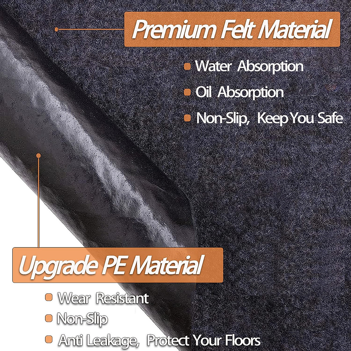 6 x 4 FT Outdoor Storage Shed Mat, Waterproof Storage Shed Flooring Mat, Anti-Slip Patio Furniture Floor Scratch Prevention Mat, Dustproof Outdoor Carport Mat (6 x 4 FT)……