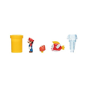 Redcolorful Nintendo 2.5" Sparkling Waters Diorama Set