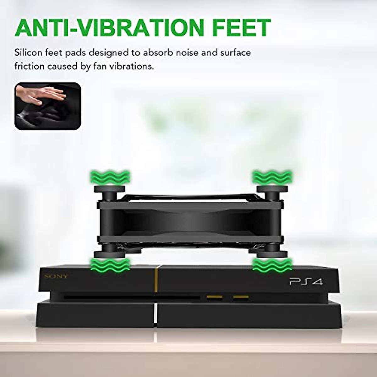 iPower Silent Dual 120mm USB Fan with Speed Controller for Indoor Plant Stand Shelf Ventilation Circulate Air