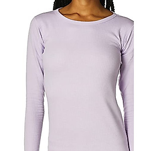 Duofold Women's Thermal Crew, Lilac wash, Small
