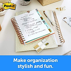 Post-it Flags, 36 Count, 1 in Wide, Assorted Metallic Designs (686-METAL)