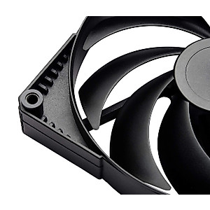 Phanteks (PH-F120SK_BBK_PWM) SK120 PWM Fan, 120mm Fan, high Airflow Nine-Blade Design, Rubber dampening washers - Black
