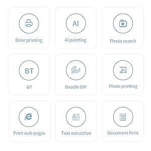 YDuupxe Mini Thermal Printer with BT 4.0 200 DPI Portable Pocket Printer for Photos Labels Notes and Studying Work Home Use Travel (Pink)